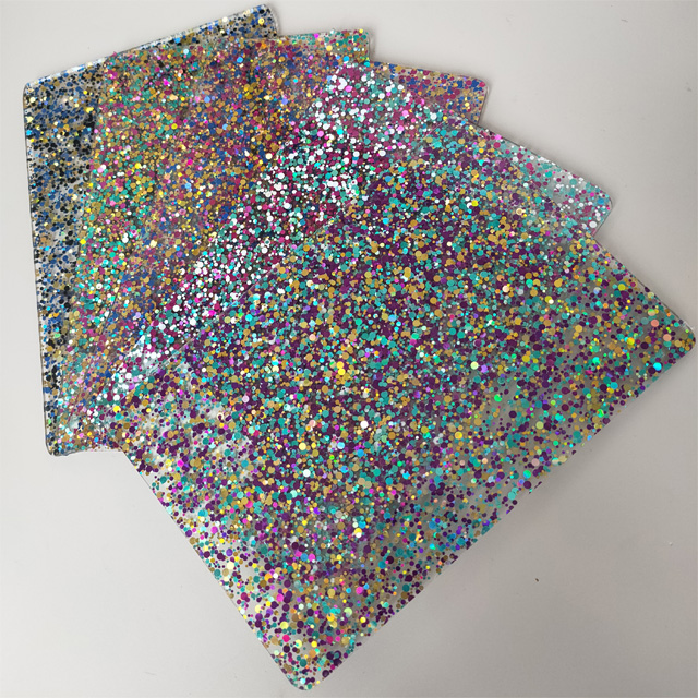 colorful laser cut translucent glitter sparkle gold acrylic sheet from ...